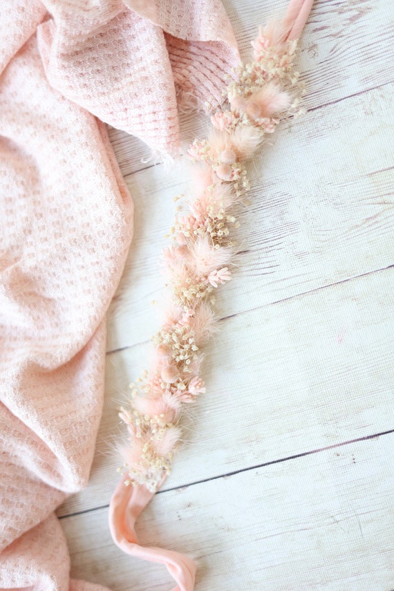 Fantine SET Blush Pink Peach Stretch Waffle Knit Wrap and Boho - Etsy