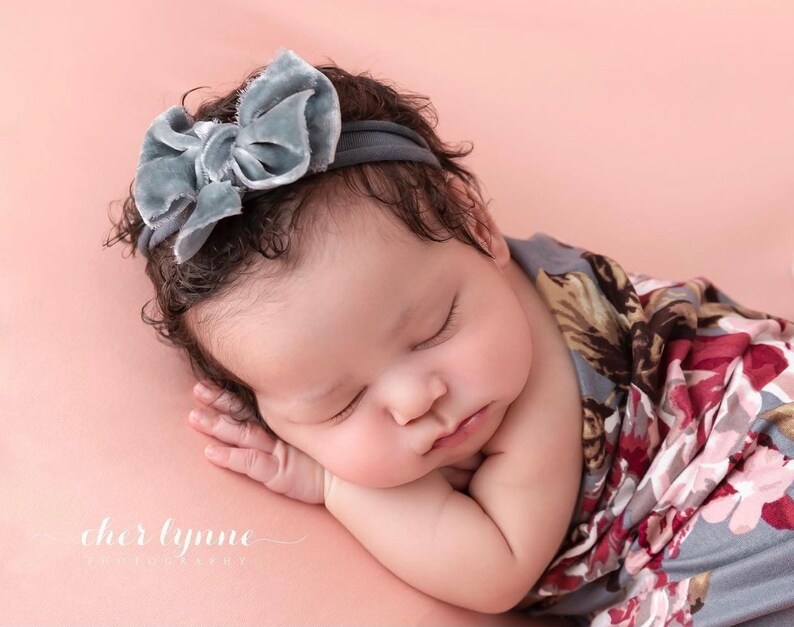 SET Juliet Dusty Baby Blue Burgundy Mauve Floral Newborn - Etsy