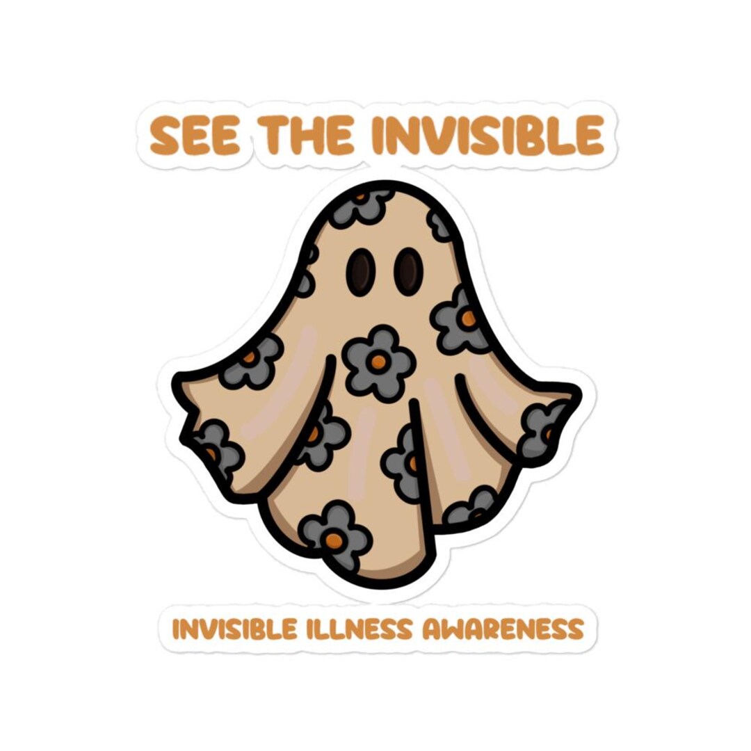 Invisible Illness Awareness - See the Invisible Bubble-free Stickers - Etsy