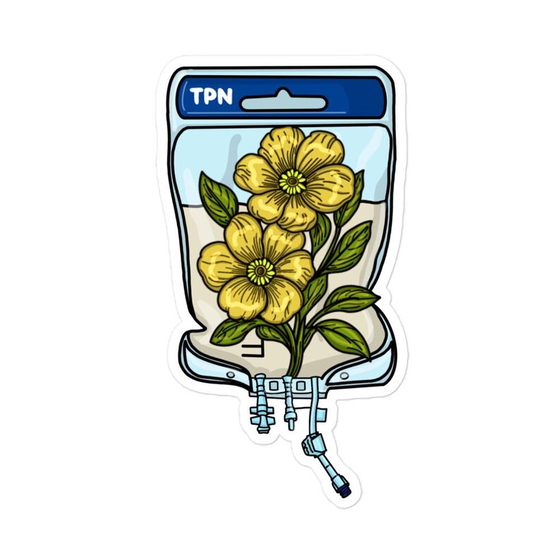 Total Parenteral Nutrition (TPN) With Flowers Chronic Illness Bubble ...