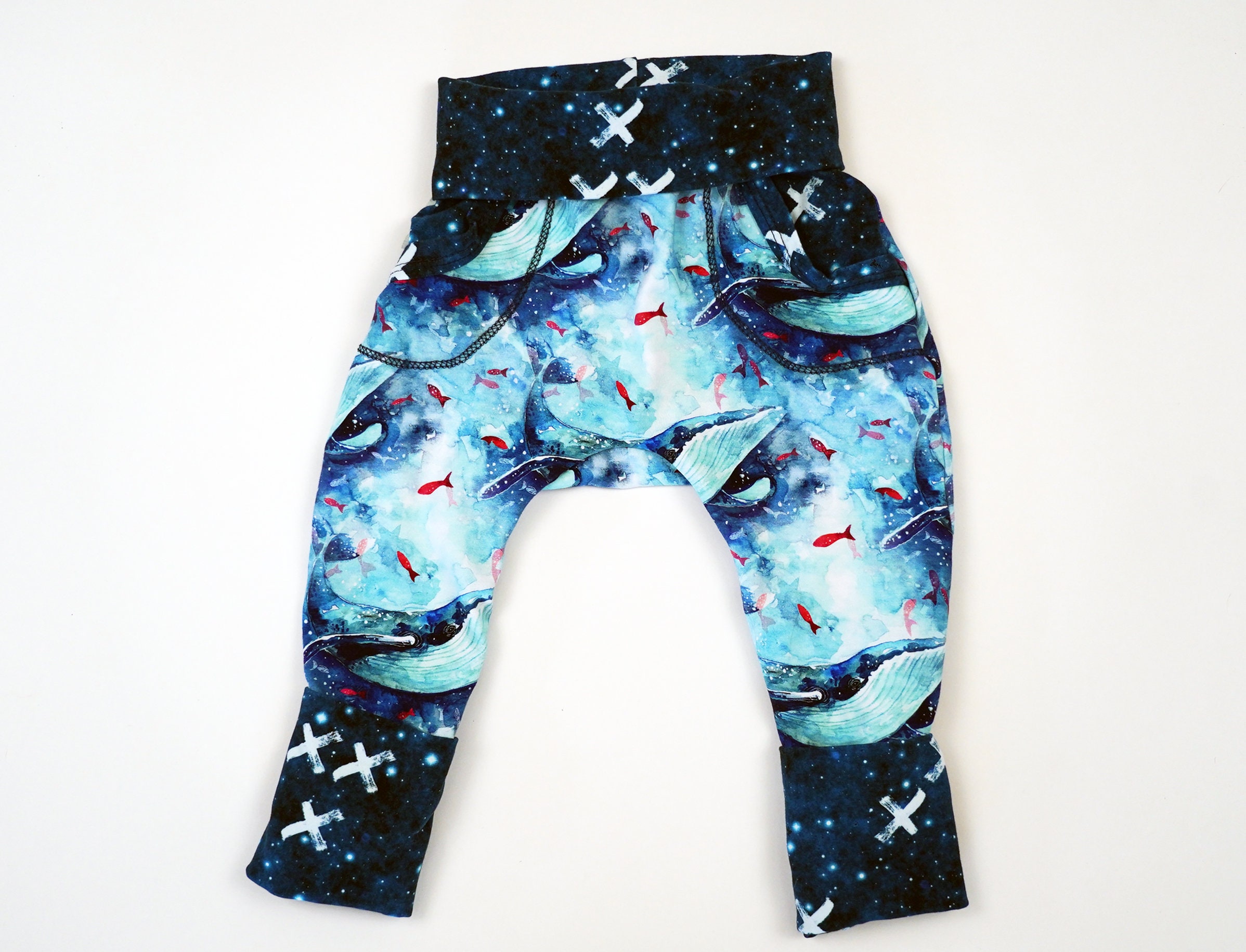 Whale Print Toddler Pants 12M - 3T | Toddler Whale Leggings | Grow With ...
