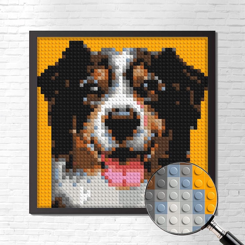 Legos of Picture of Dog - Etsy