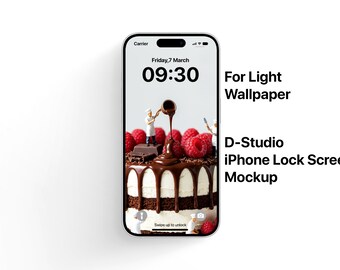 2025 iPhone Lock Screen Mockup PSD, PNG | iPhone | Mockup | Ios Lock ...