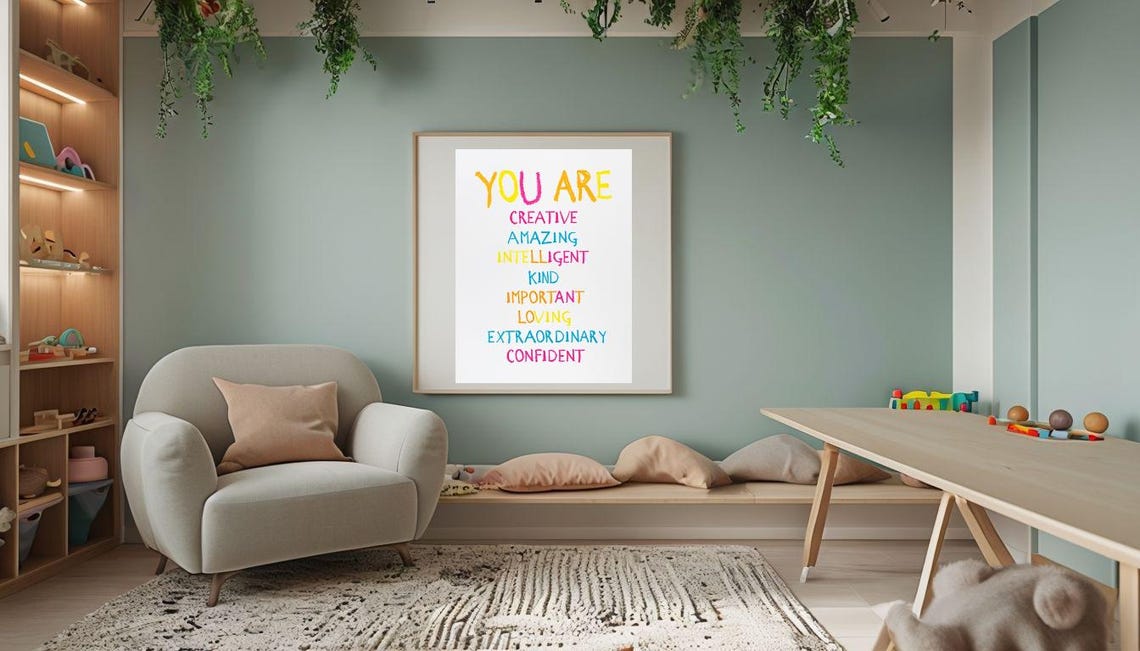 You Are Amazing Poster, Emotional Coaching Wall Art - Etsy