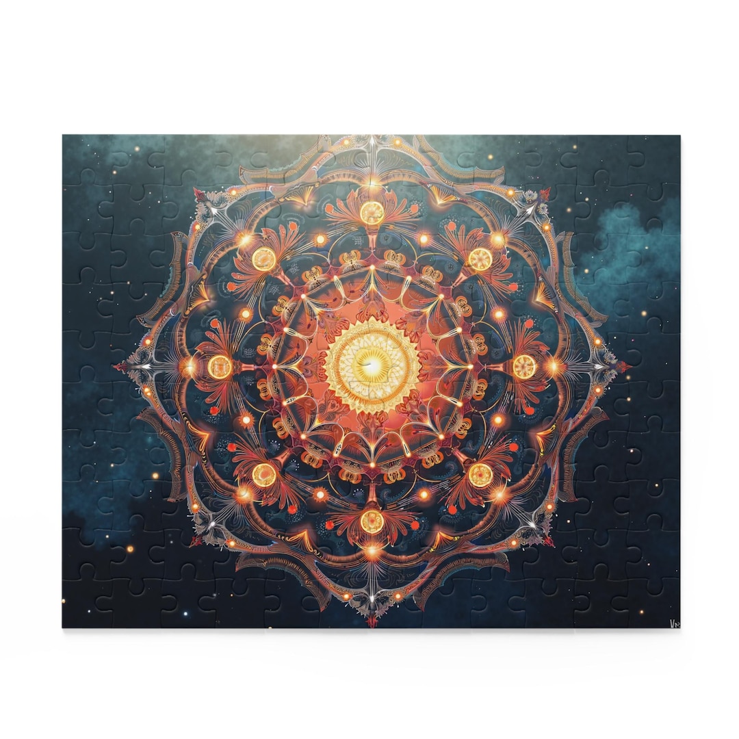 Mandala Healing Puzzle, Japanese Zen Meditation Jigsaw, Mindfulness ...