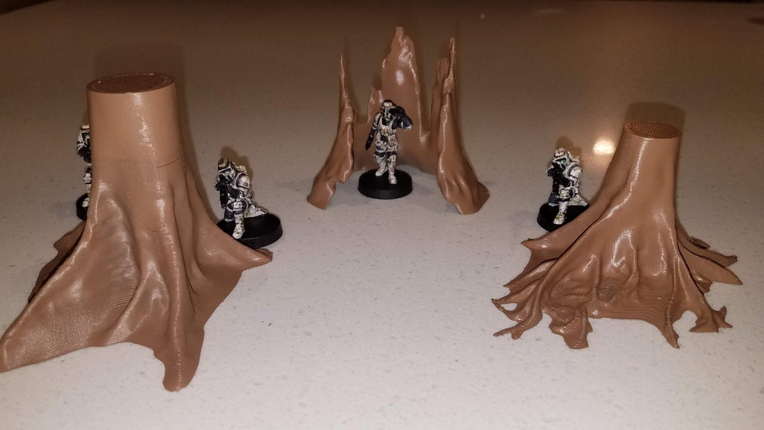 Star Wars Legion Terrain - Large Tree Stumps - Etsy