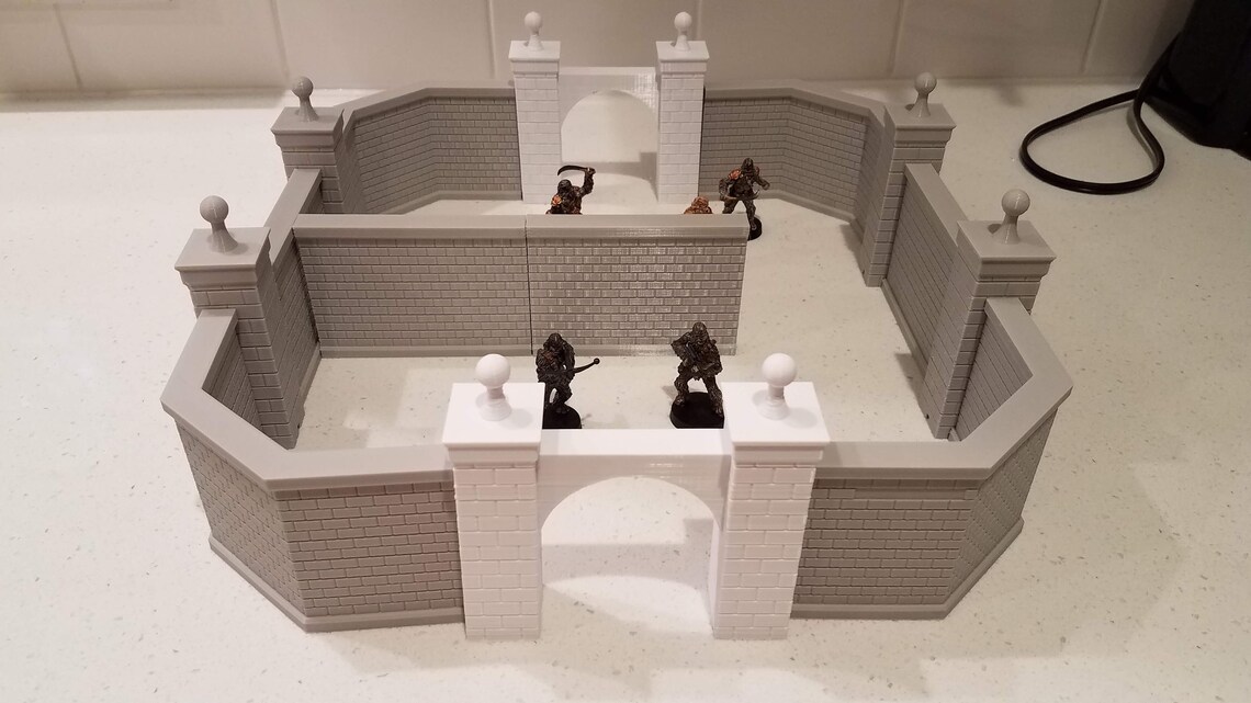 Star Wars Legion Compatible Terrain Naboo Styled Walls - Etsy