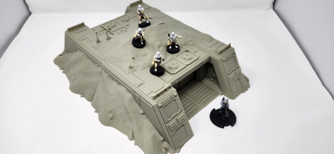 Command Bunker / Rebel Base / Star Wars Legion - War Scenery - Etsy