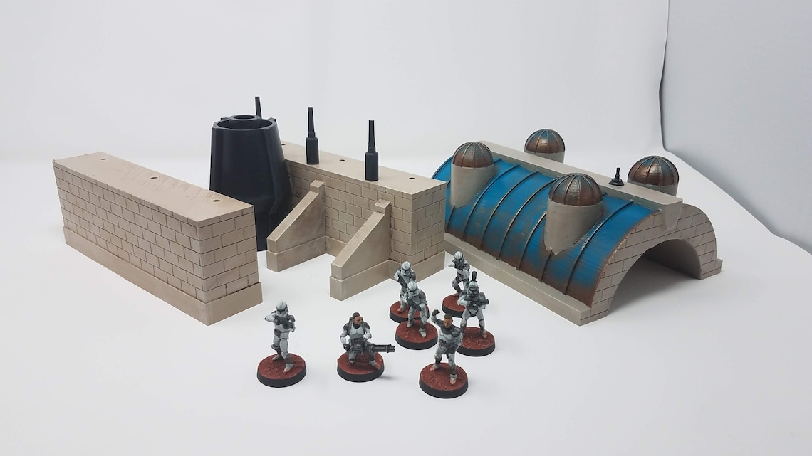 Star Wars Legion Compatible Terrain Naboo Styled Workshop | Etsy