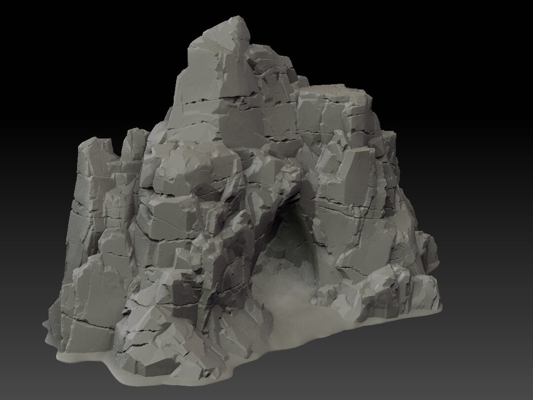 Stone Trove - Miniature Tabletop Terrain - Border Cliffs - Etsy