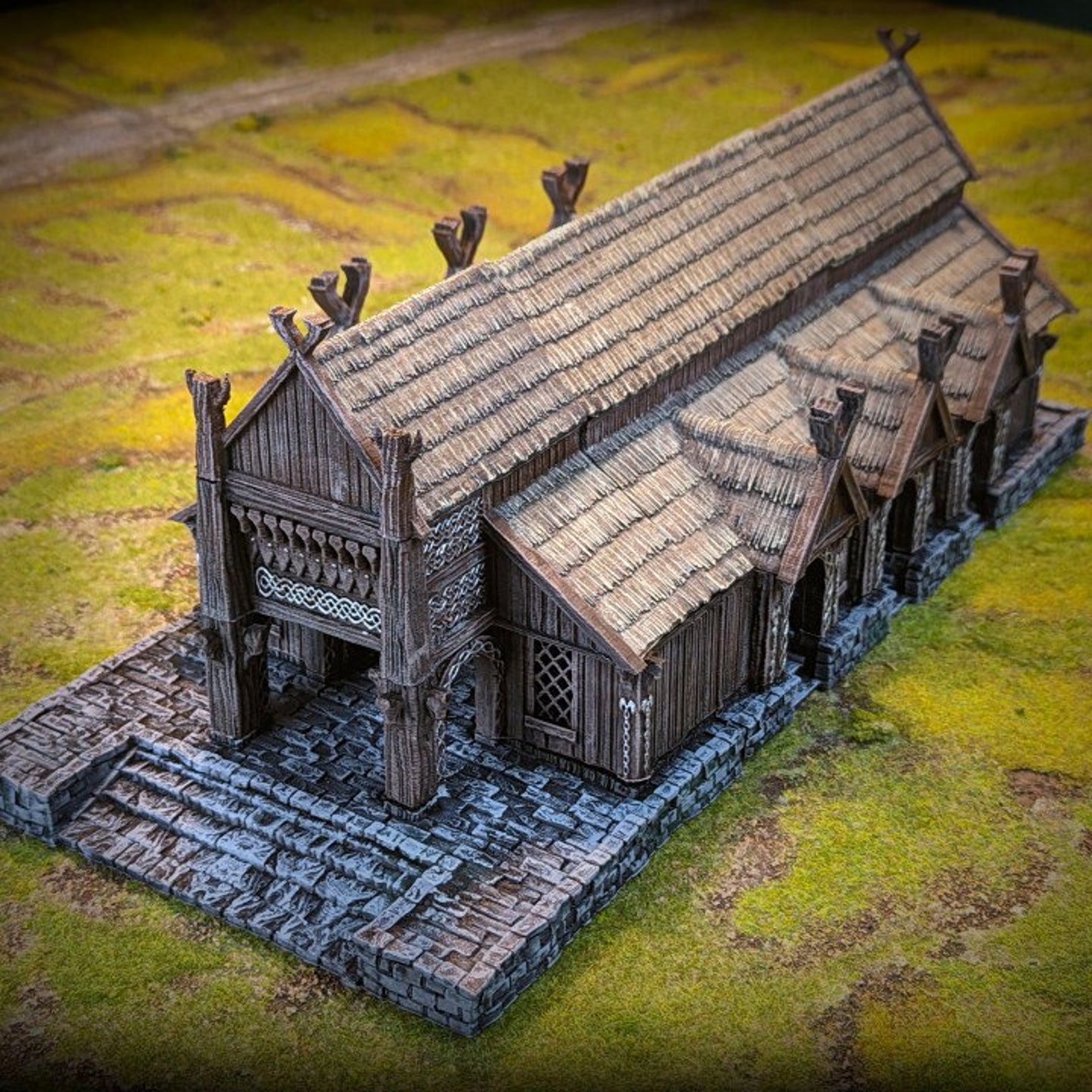 Great Hall, Kingdom of Saxonia - Rohan Inspired - MESBG - Etsy