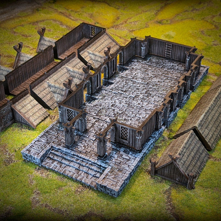 Great Hall, Kingdom of Saxonia - Rohan Inspired - MESBG - Etsy