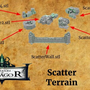 Scatter Terrain - Kingdom of Azragor - LOTR MESBG - Etsy