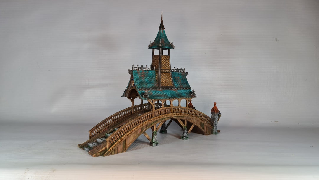 Styx Bridge - 28mm - D&D - Medieval Terrain - 3DP4U - Etsy