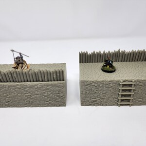 Gatehouse and Walls, Kingdom of Saxonia - Rohan Inspired - MESBG - Etsy