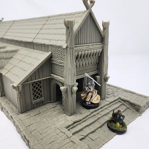 Great Hall, Kingdom of Saxonia - Rohan Inspired - MESBG - Etsy