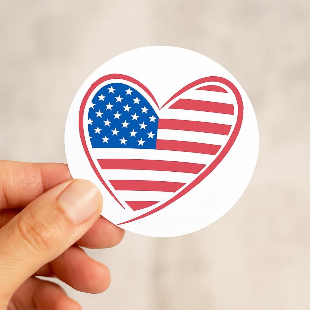 USA Stickers | US Flag Sticker | USA Flag Sticker | Printable Flag ...