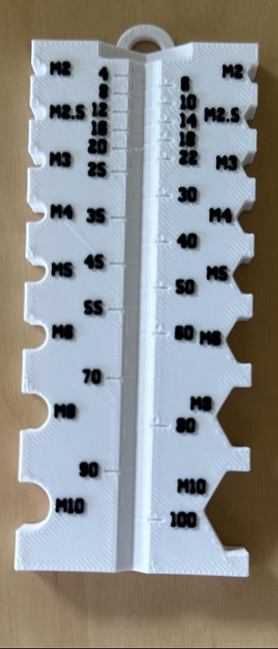 Screw Measuring Tool, M2, M2.5, M3, M4, M5, M6, M8, M10, Screw Length ...