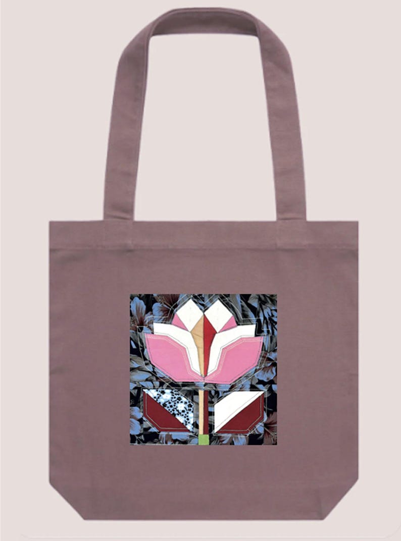 Lotus FPP Quilt Block Pattern PDF, Geometric Flower Foundation Paper ...