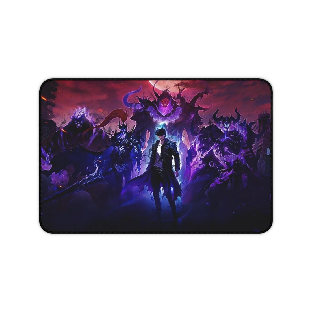 Solo Leveling Themed Desk Mat - Gaming Accessory, Office Decor, Gift ...