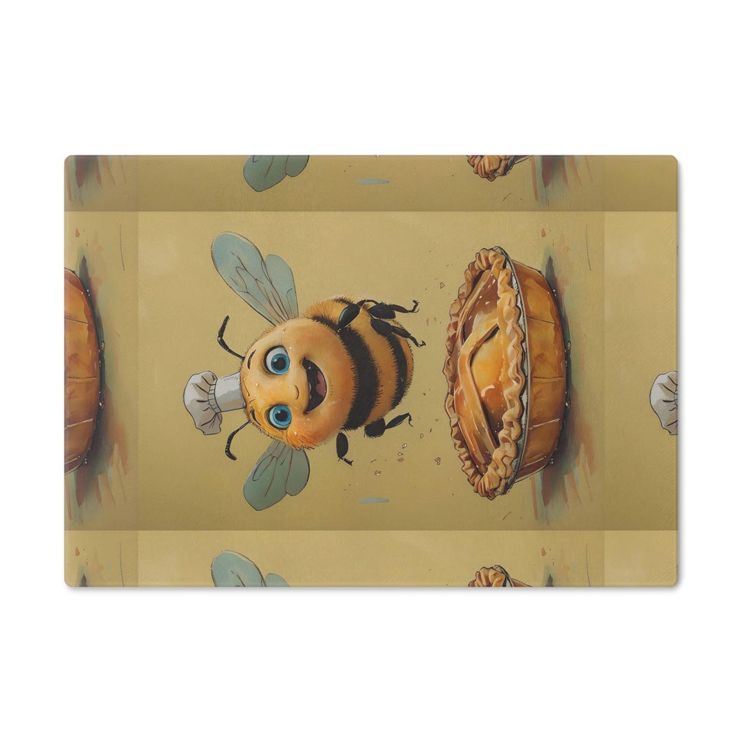 Whimsical Bee Cutting Board - Cute Kitchen Decor, Bee Lover Gift ...