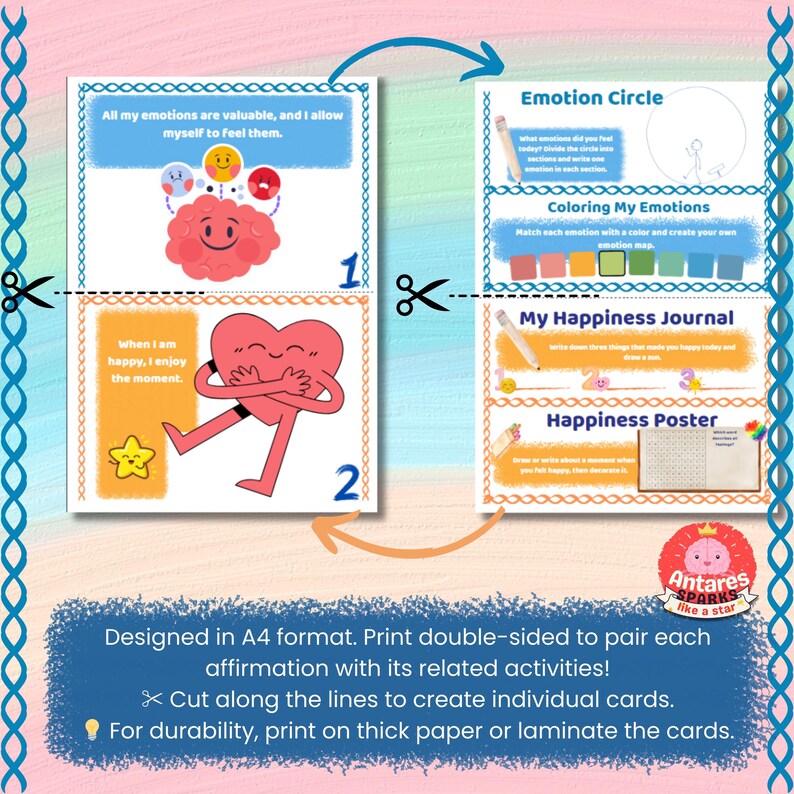 Emotion Cards Kids | Printable Feelings & Emotions Activity Set ...