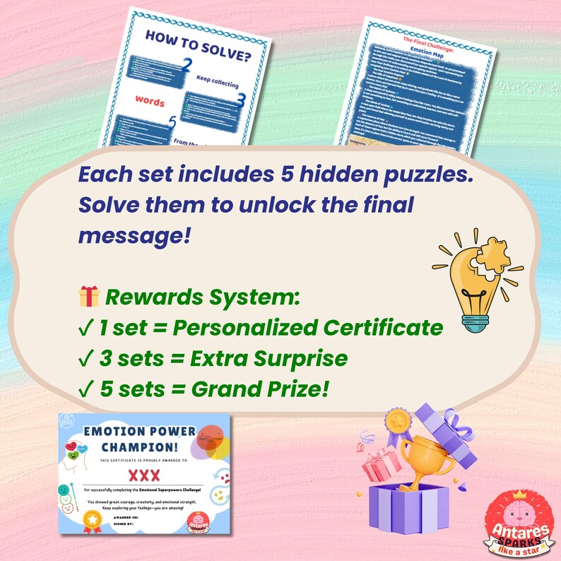 Printable Emotion Activity Cards for Kids | Affirmations, Games ...