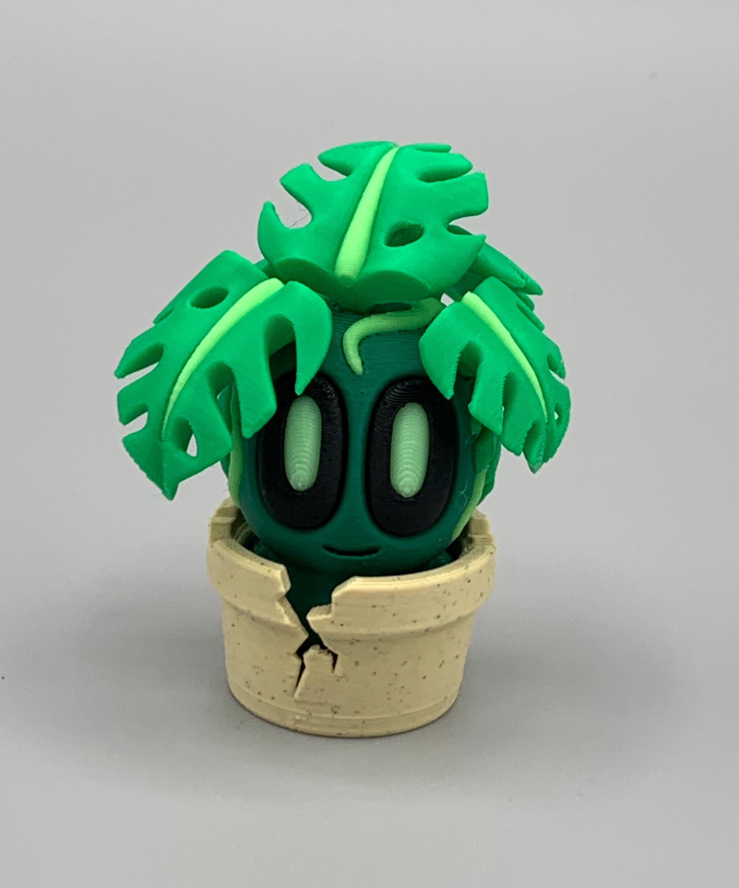 Blob Plants & Pots - Cute Multi Color Collectable - Glow in Dark Eyes ...
