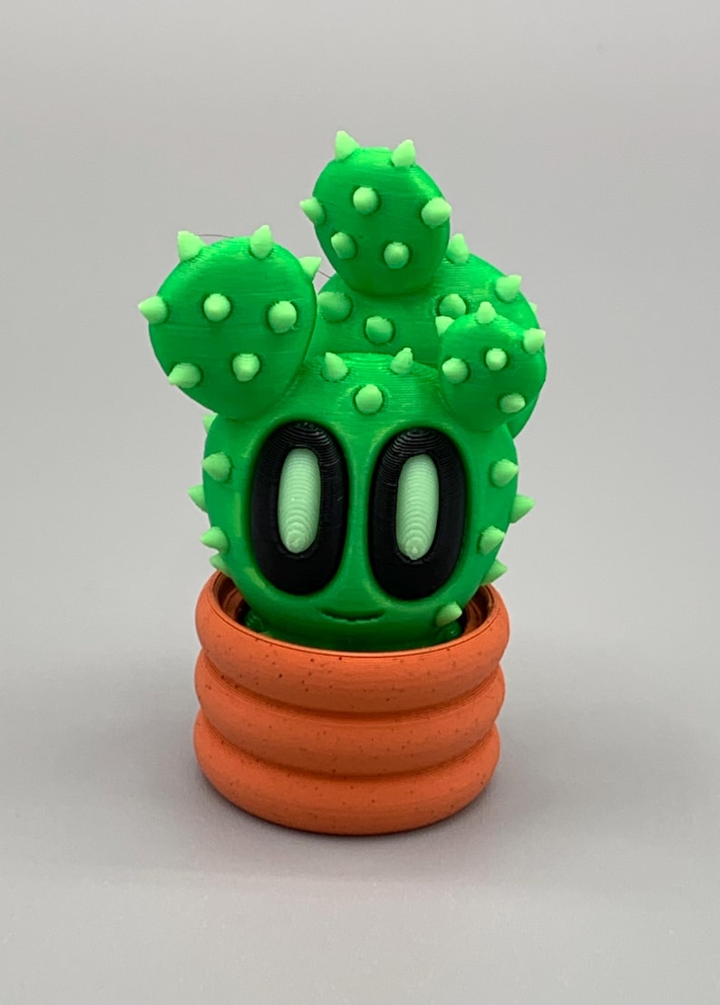Blob Plants & Pots - Cute Multi Color Collectable - Glow in Dark Eyes ...