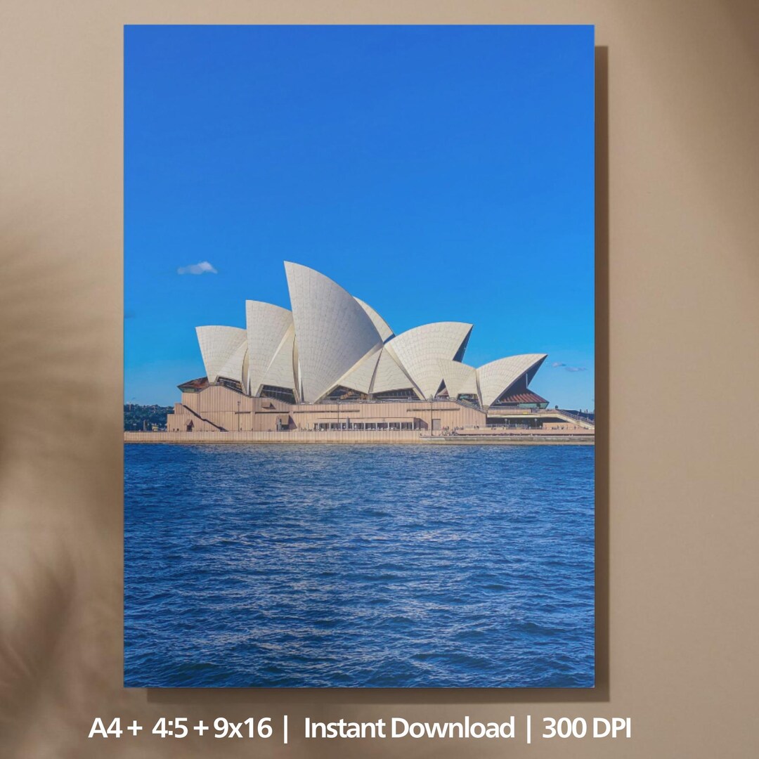 Sydney Opera House Printable Wall Art | Digital Download | Australia ...