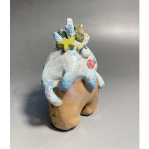 Original Handmade Ceramic Elf Ornaments,underglaze Painted Ocean Elves ...