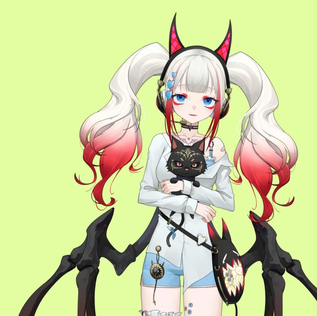 Premade Live2d Vtube Model/editable&rigging/cute Girl Multiple Emotions/switches/vtuber Male and ...