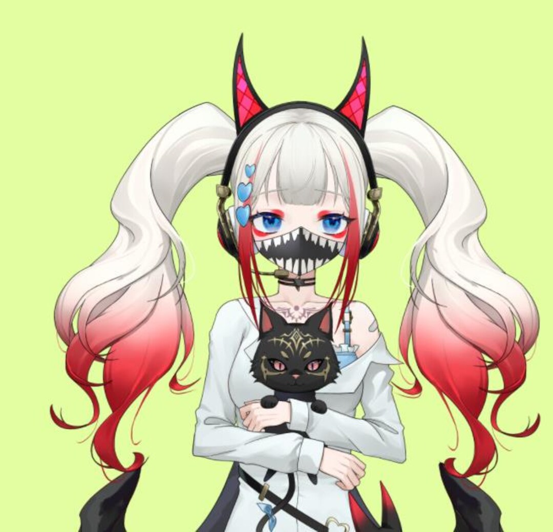 Customizable Live2d Vtube Model/editable&rigging/cute Girl Multiple Emotions/switches/vtuber ...