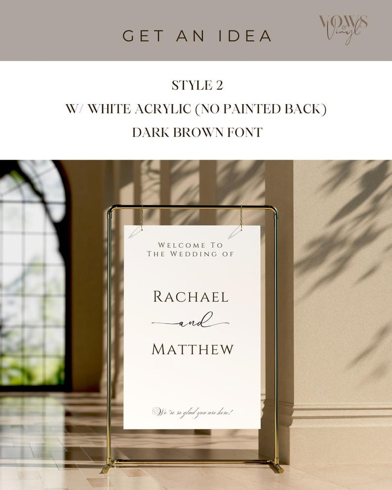 Custom Welcome Sign | Personalized Event Signage for Weddings, Baby ...