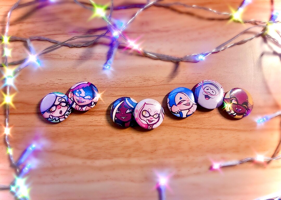 Splat Idol Buttons - Etsy