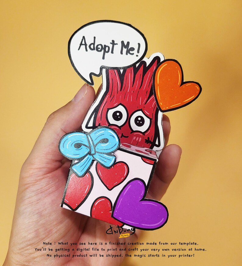 Printable DIY Gift Box Set - Cute Paper Craft Kit With 3 Customizable ...