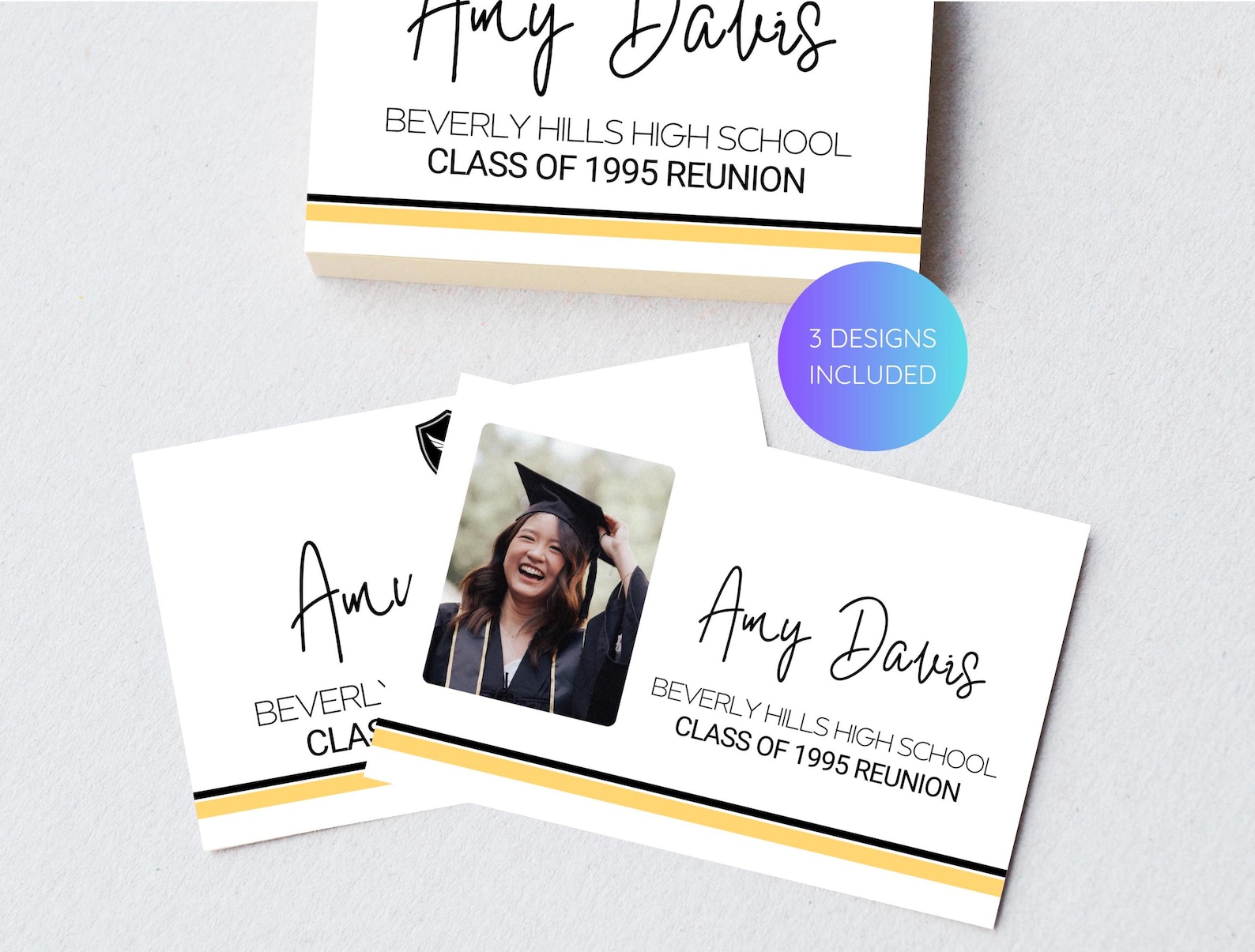Custom Class Reunion Name Tag, Editable Reunion Name Tag, Any Year ...