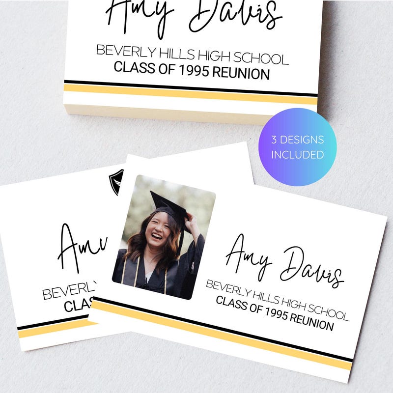 Custom Photo Name Tag - Etsy