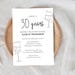 Editable Class Reunion Invitation, Minimalist Cheers Design (digital ...