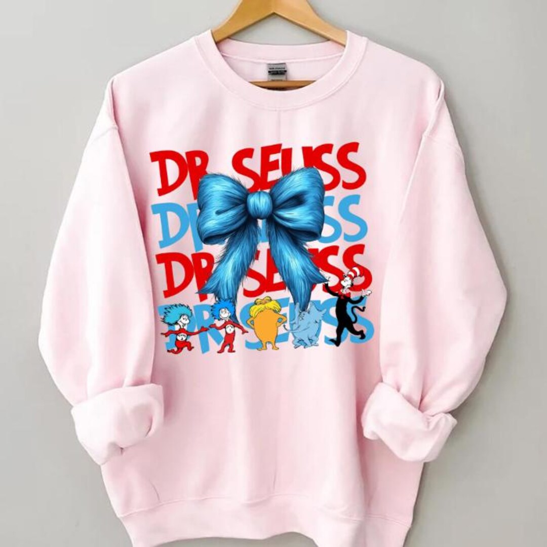 Coquette Dr. Seuss Day PNG, Aesthetic Coquette Things PNG, Blue ...