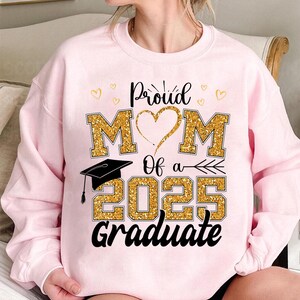 Proud Mom of a 2025 Graduate PNG, Proud Mom PNG Tshirt Design ...