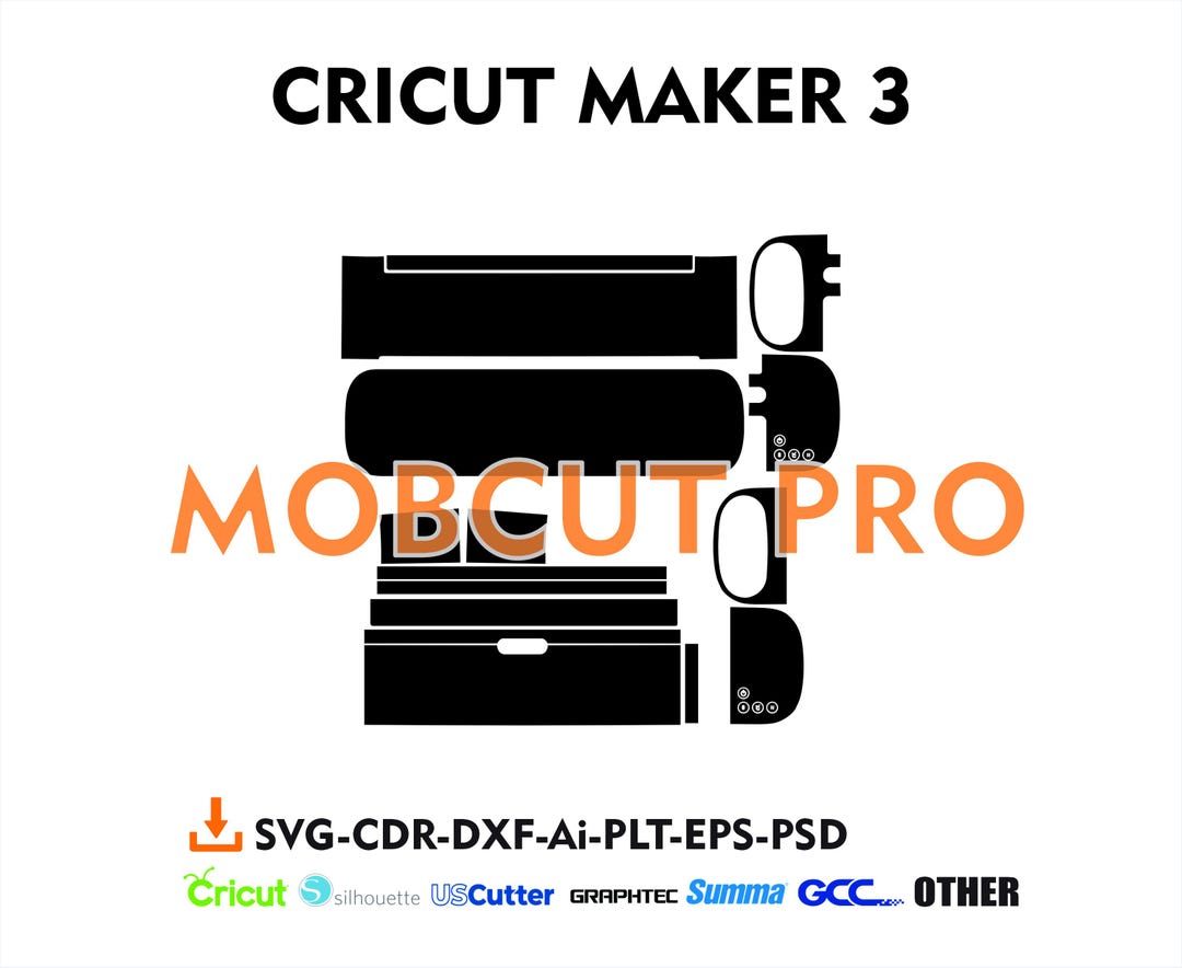 Cricut Maker 3 Skin Vector Template File - Etsy