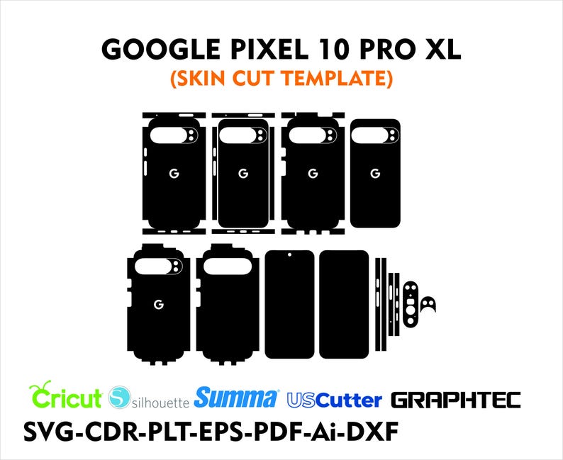 Google Pixel 10 Pro XL 5G Skin Vector Template Die Skin Template - Etsy