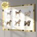 4 Pet Grooming Posters Dog Trimming Chart Dog Coats Types Grooming ...
