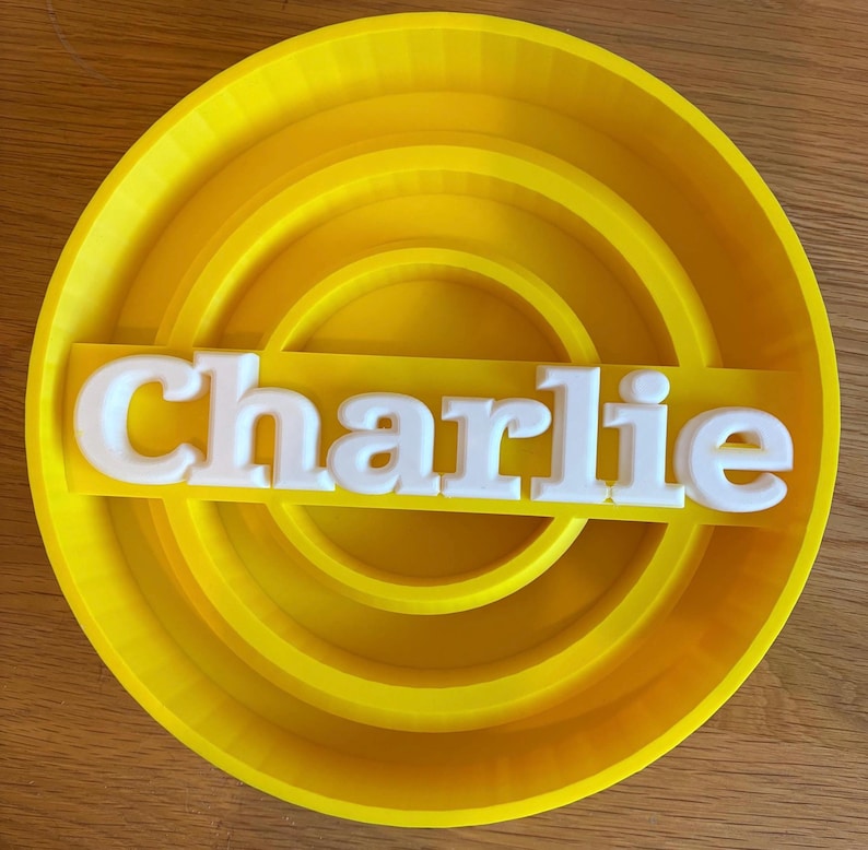 Personalized 3D Printed Dog Bowl, Slow Feeder, Custom Name - Etsy