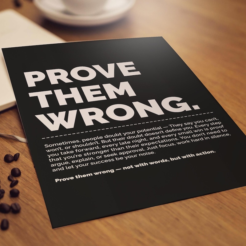 Prove Them Wrong Stickers - Etsy