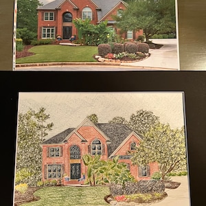 Hand-drawn Colored Pencil Rendering - Etsy