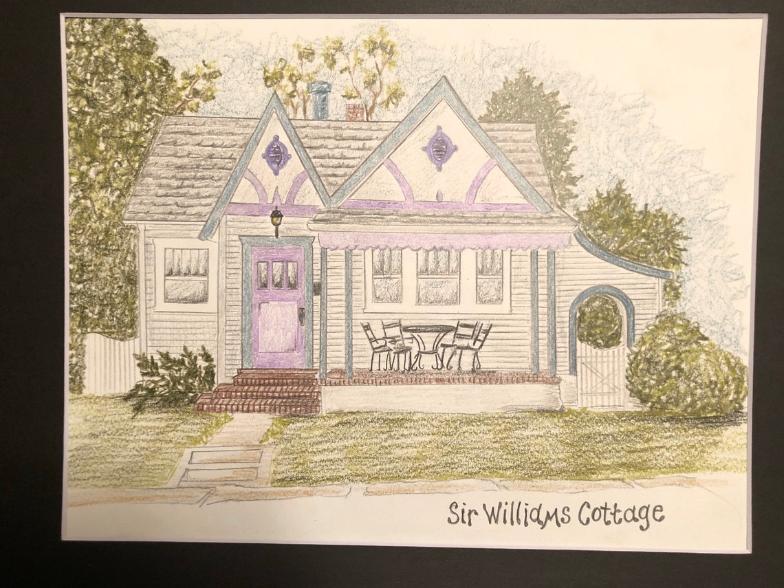 Hand-drawn Colored Pencil Rendering - Etsy