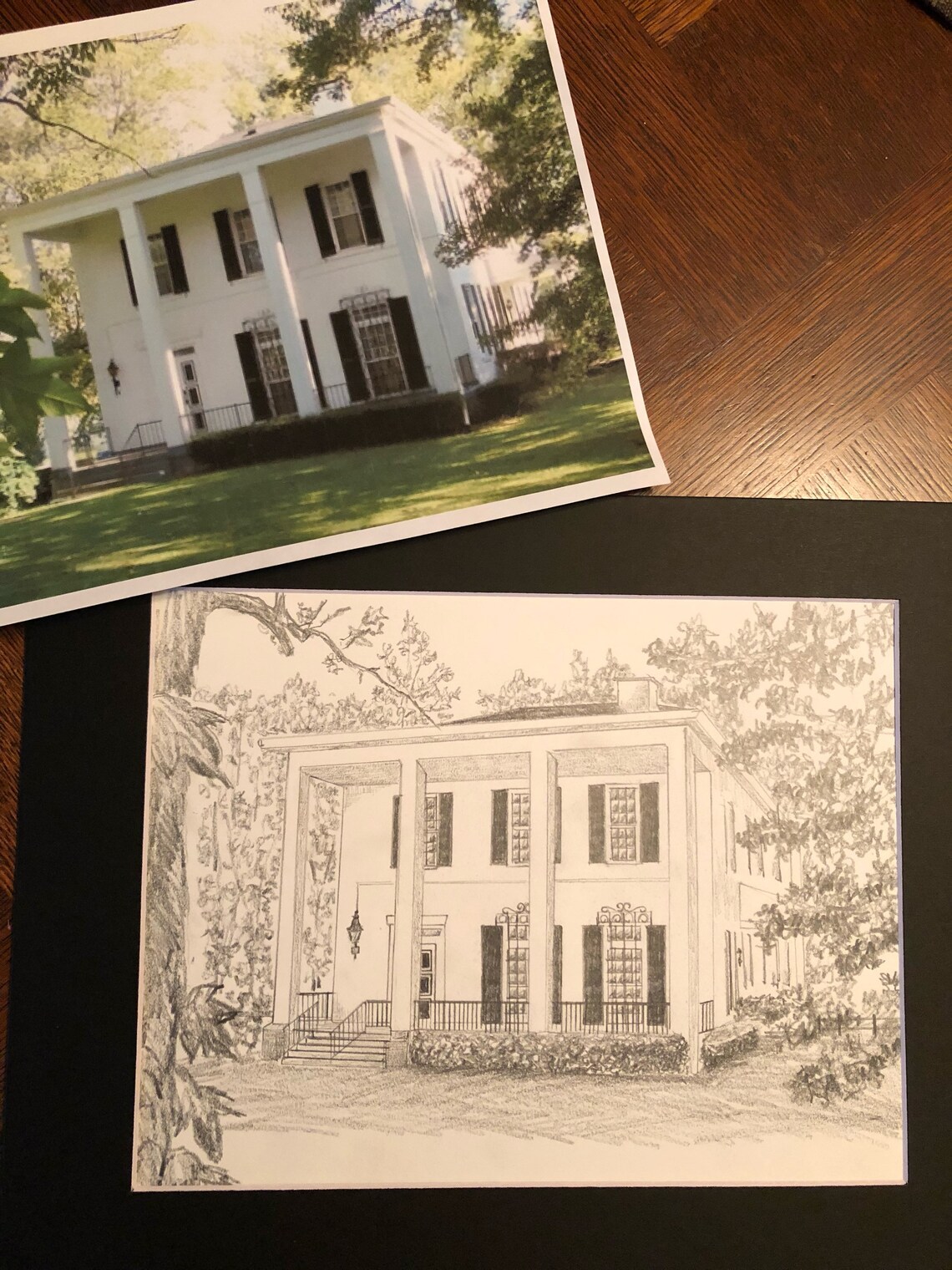 Hand Drawn Rendering of Your House | Etsy