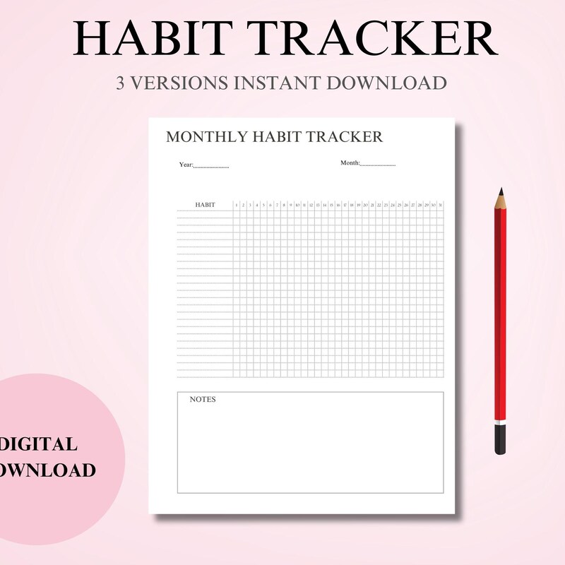 Consistency Challenge List - Etsy